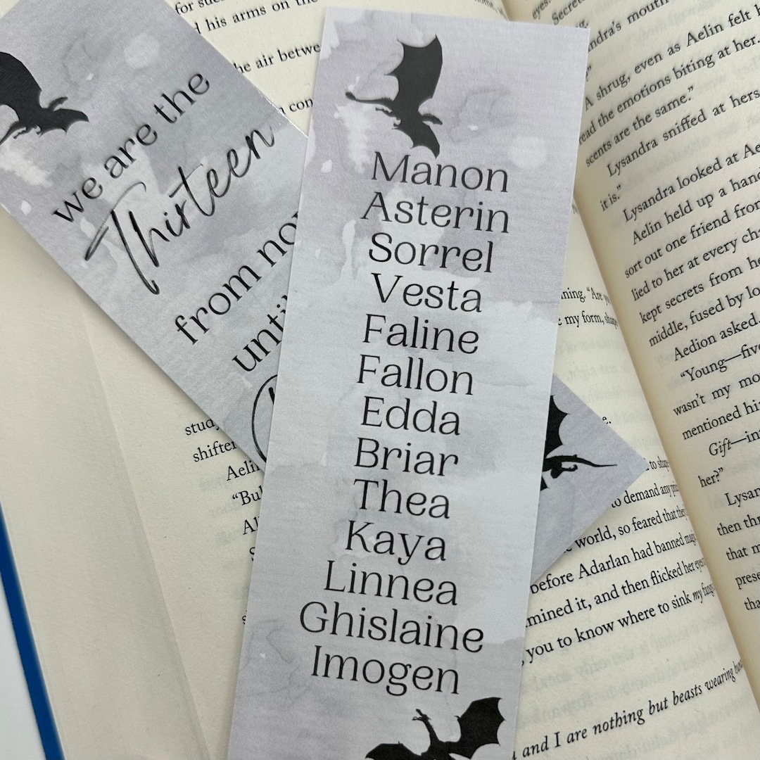 Throne of Glass Bookmark, We Are the Thirteen From Now Until the ...