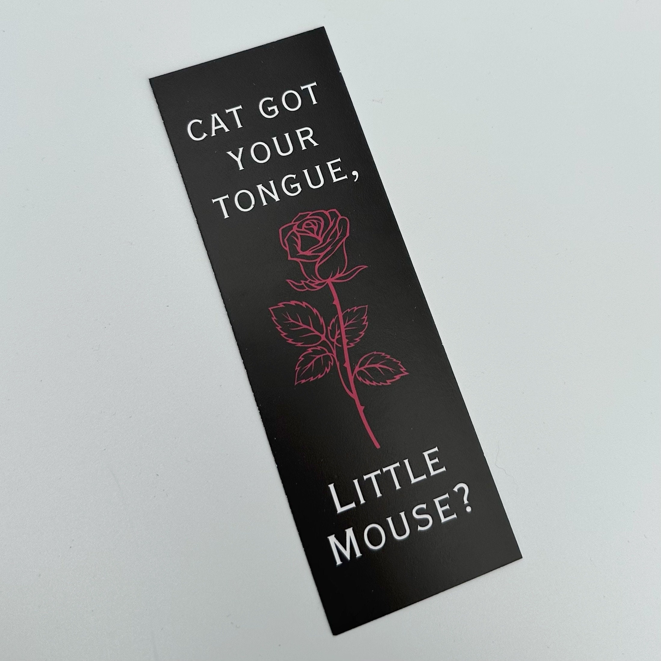 Haunting Adeline Bookmark Cat Got Your Tongue Little Mouse - Etsy UK