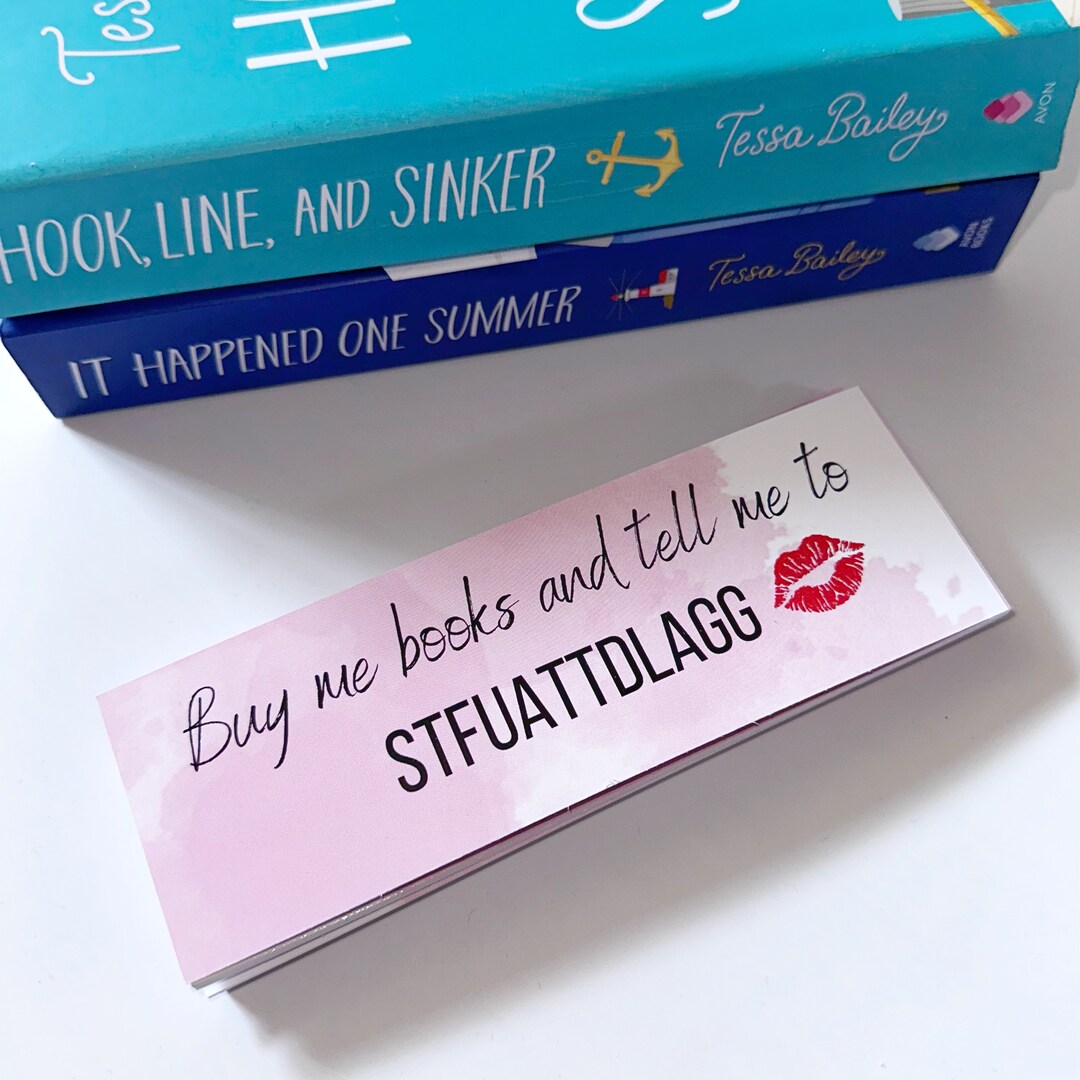 Spicy Romance Bookmark: STFUATTDLAGG Smutty Reading - Etsy