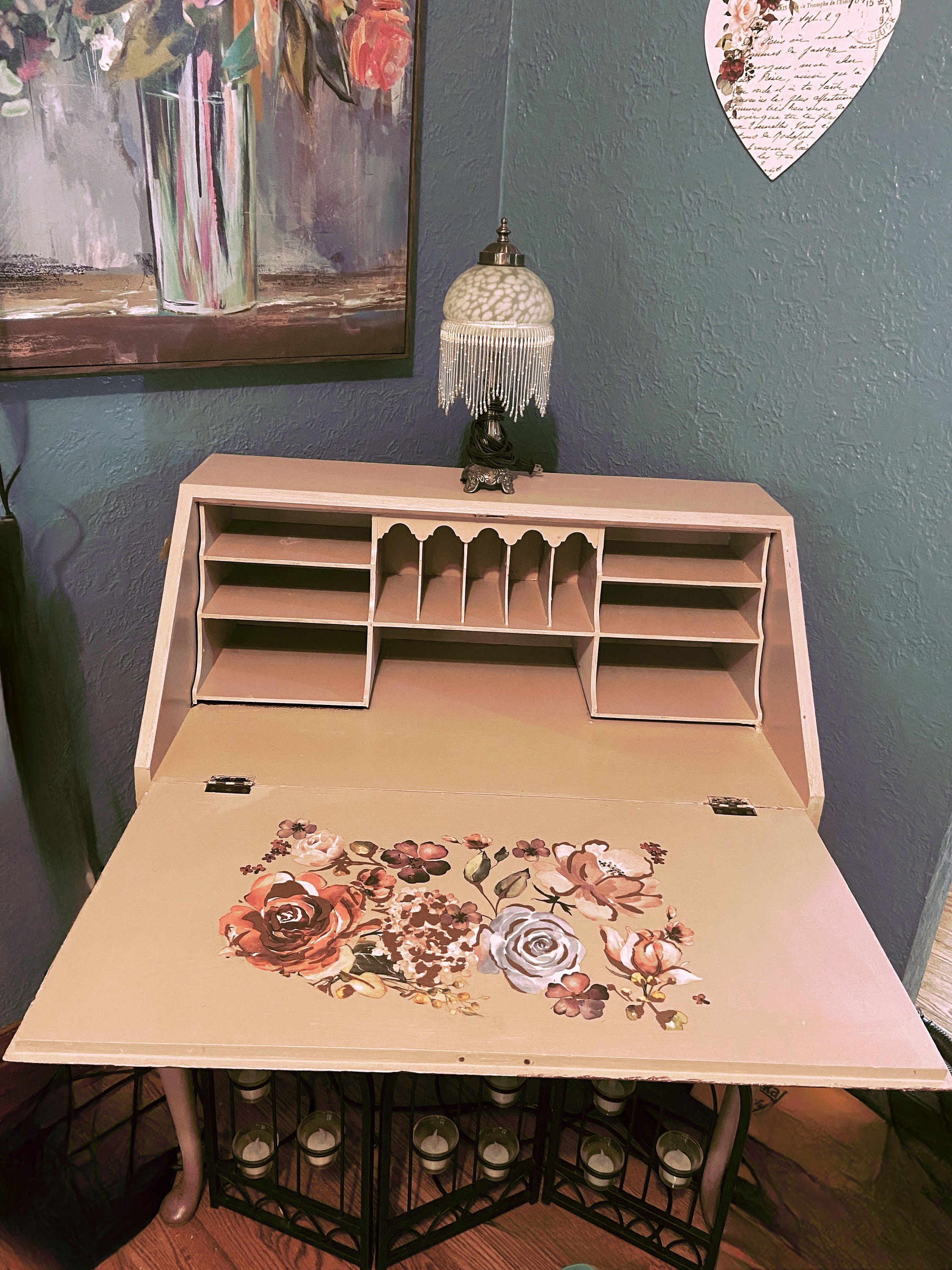 Gilded Secretary Desk - Etsy