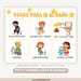 Potty Training Steps Poster in Spanish: Kids Bathroom Guide (printable ...