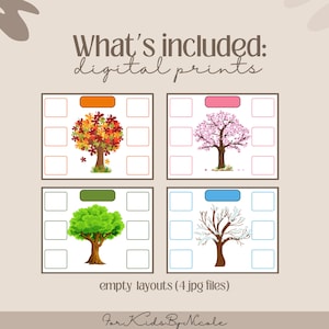 Seasons of the Year Matching, Matching Seasons Activity, Matching ...