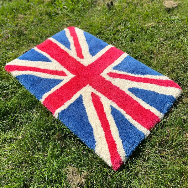 Union Jack Rug - Etsy