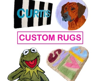 Custom Character Head Rug - Etsy