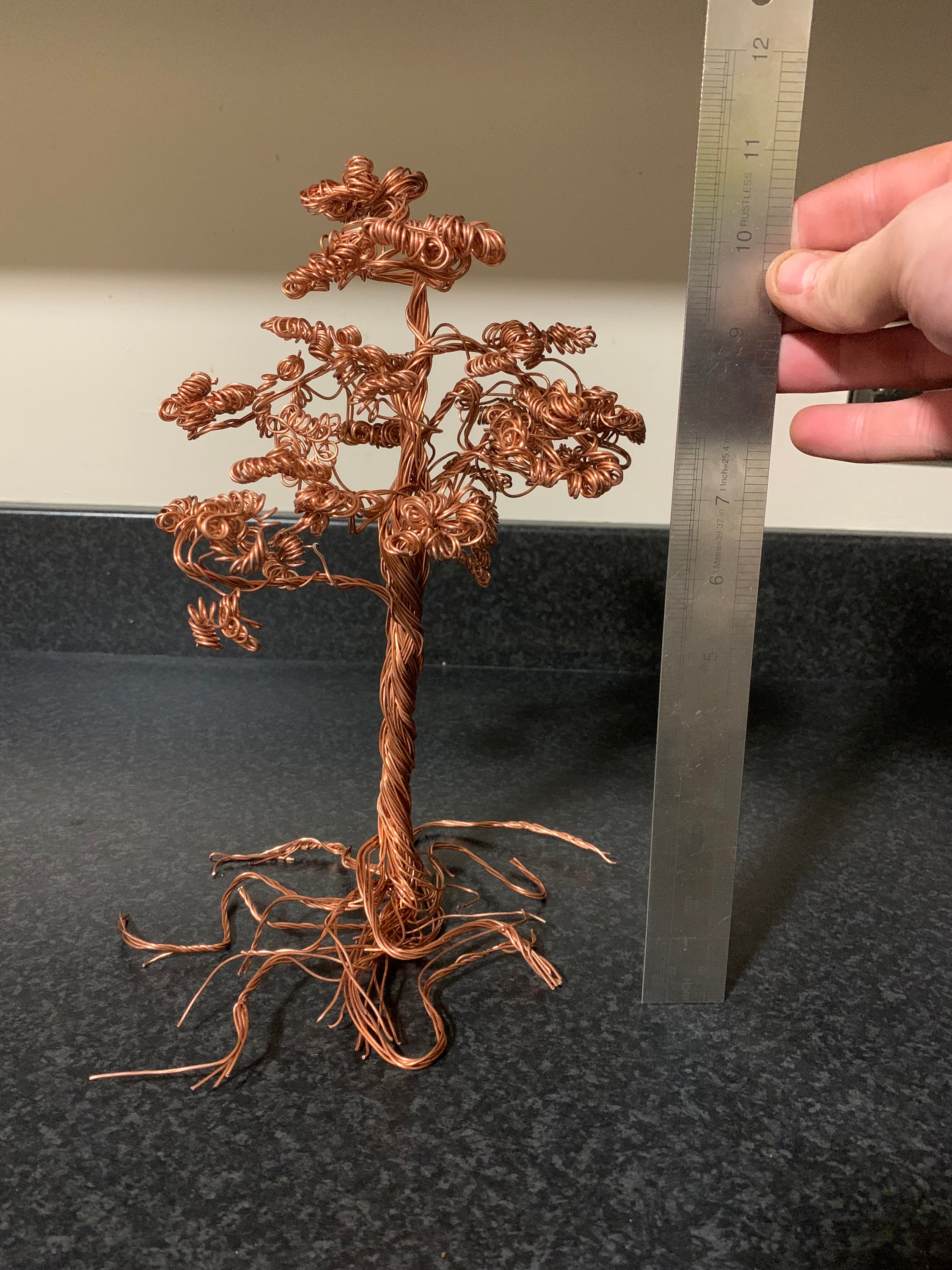Copper Bonsai Tree Hand Made - Etsy