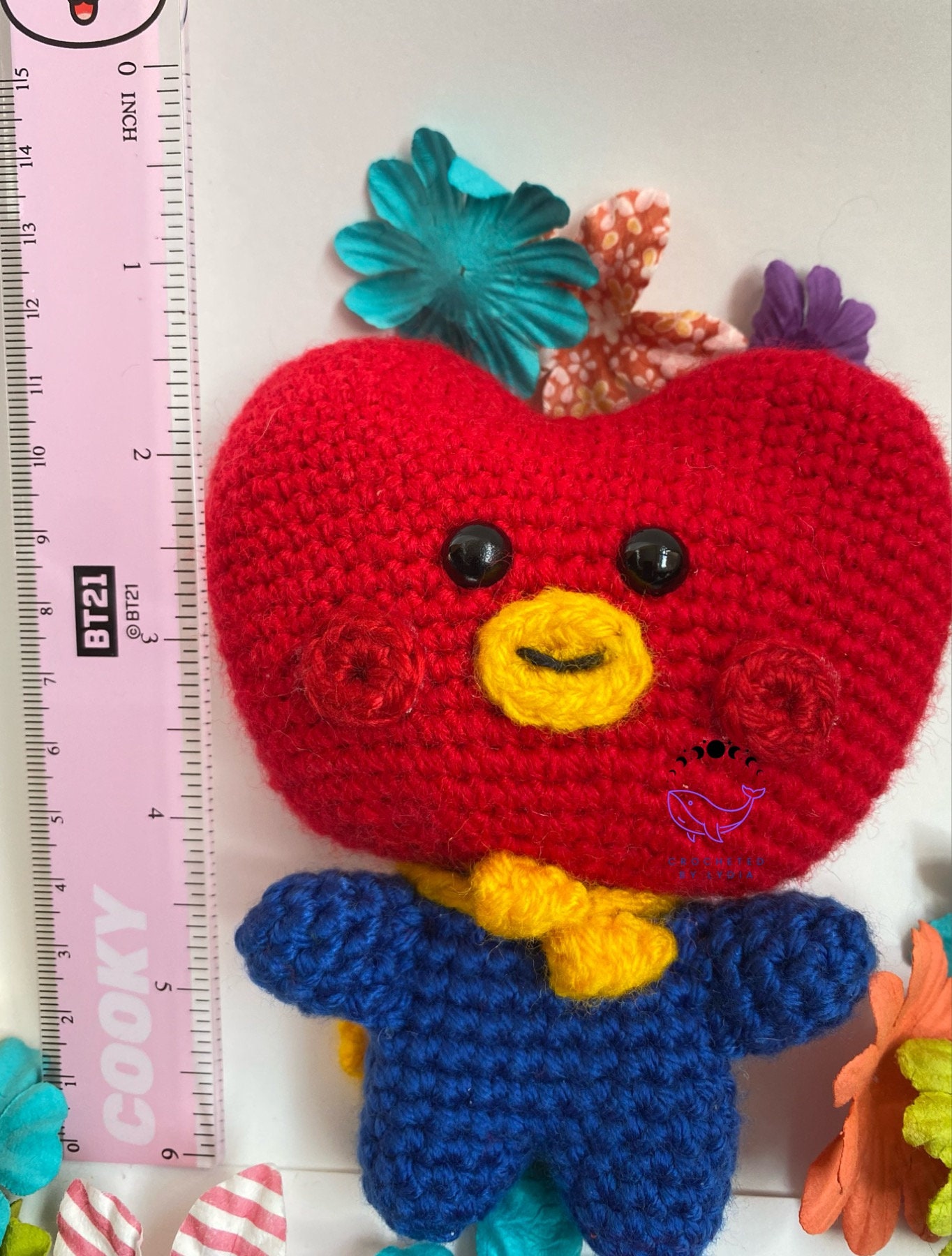 Crochet BTS V/BT21 Tata Amigurumi - Etsy