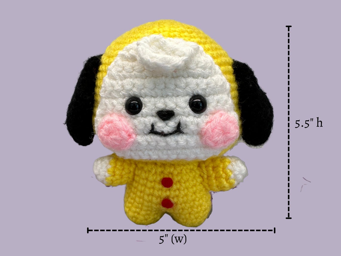 Crochet BTS JIMIN / BT21 Chimmy Amigurumi - Etsy