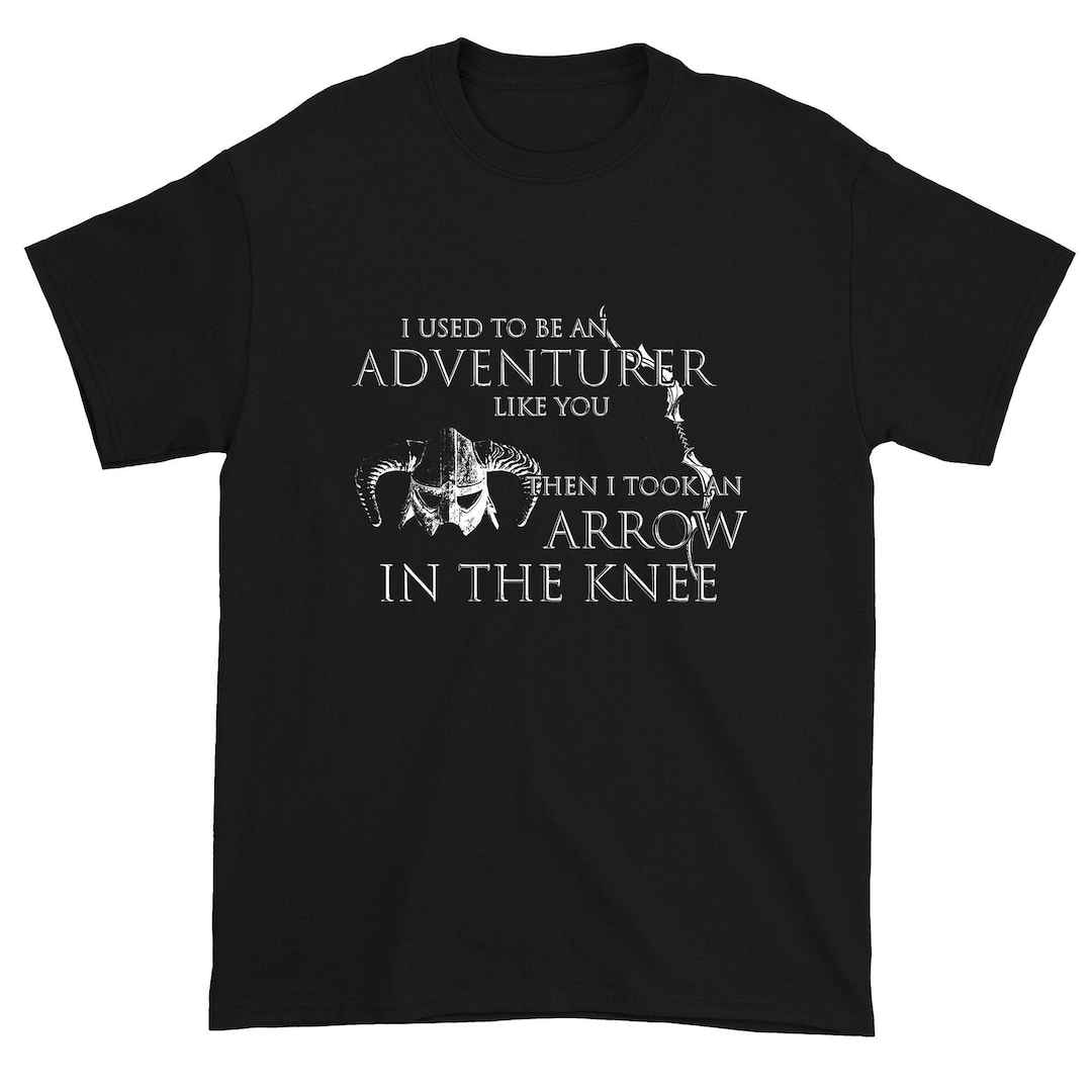 Tamriel Adventurer Arrow in Knee Men's T-shirt - Etsy