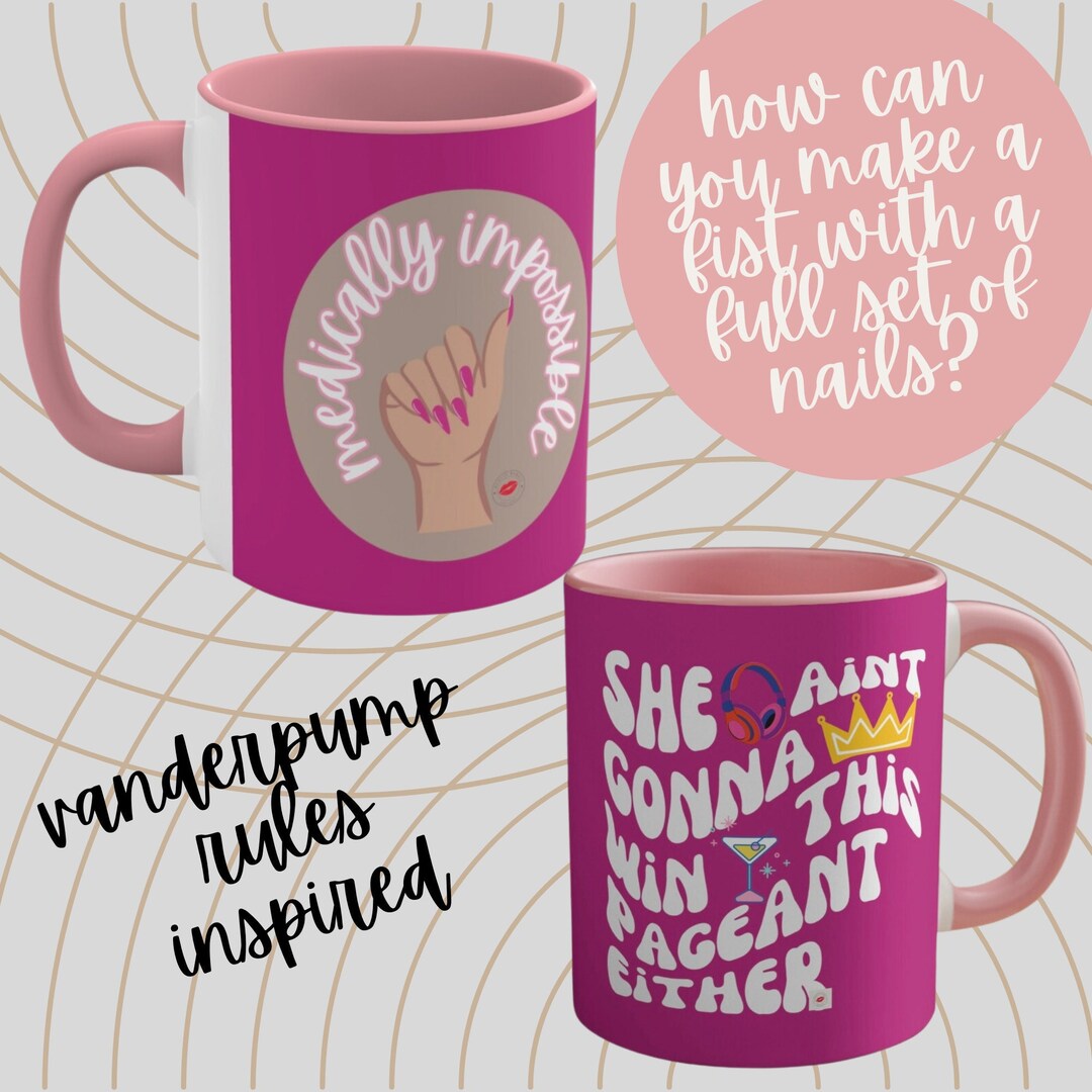VPR Pink Coffee Mug VPR Watch Party Vanderpump Rules Merch - Etsy