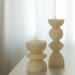 Sculptured Candle, Ribbed Pillar Candle, Geometry Candle,handmade Gift ...