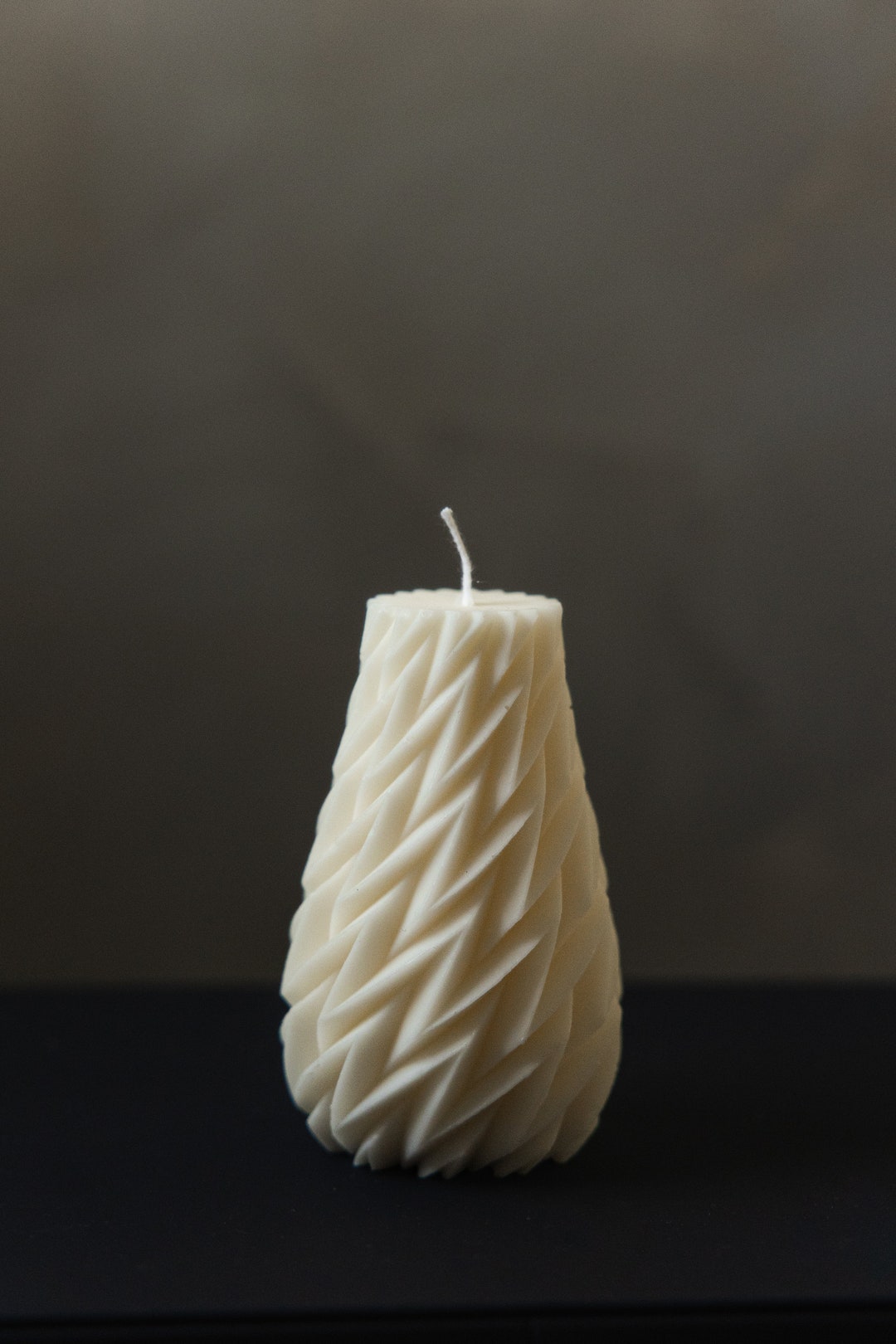 Geometric Pillar Candle, Centrepiece, Housewarming Gift, Christmas Gift ...