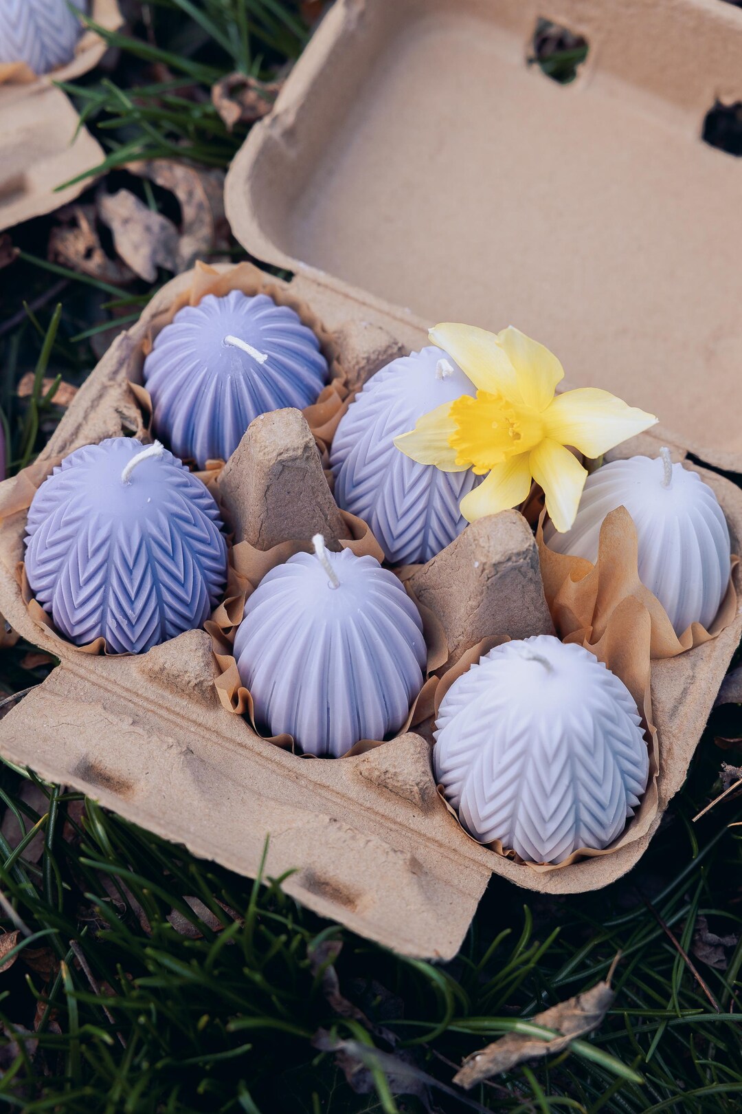 Easter Candle Egg Set| Easter Unique Gift| Handmade | Soy Wax Vegan ...