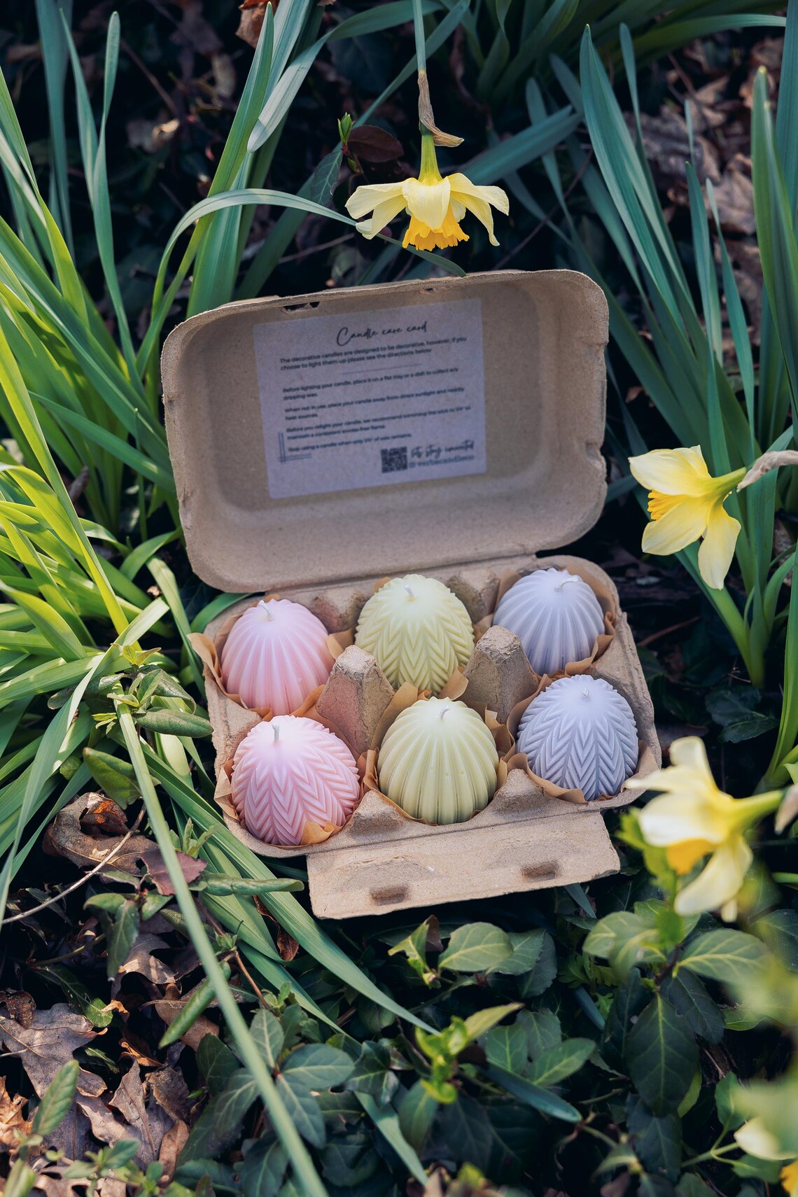 Easter Candle Egg Set| Easter Unique Gift| Handmade | Soy Wax Vegan ...