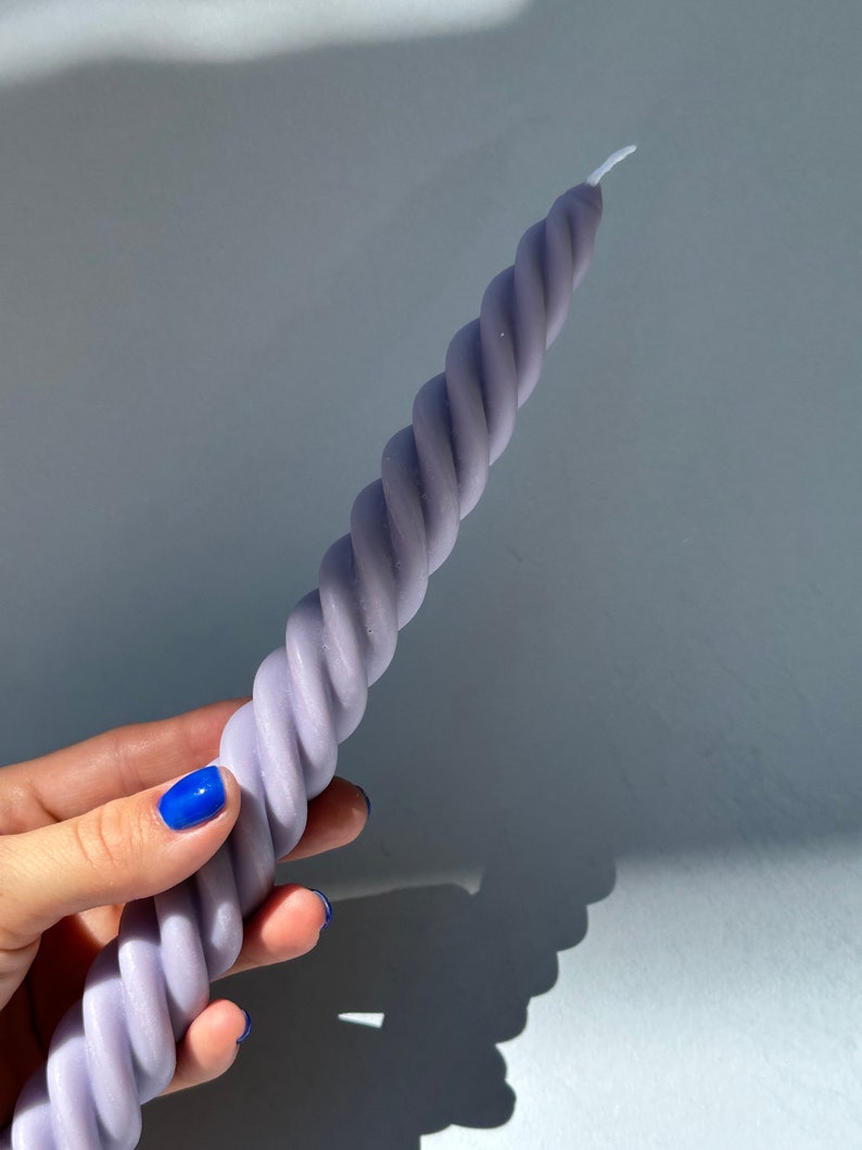 Taper Candle, Gift Set, Candlesticks, Table Decor, Spiral Candle, Set ...