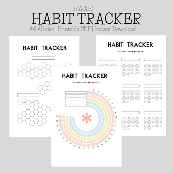 Circle Tracker - Etsy