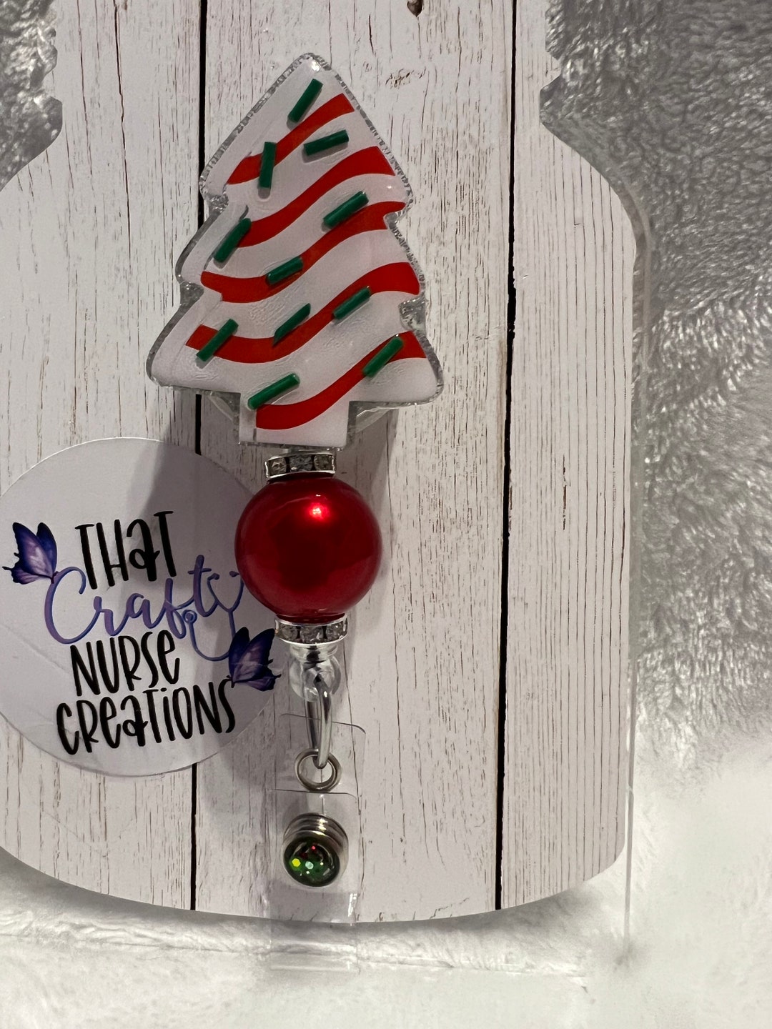 Little Debbie Christmas Tree Cake Badge Reel Little Debbie Christmas ...