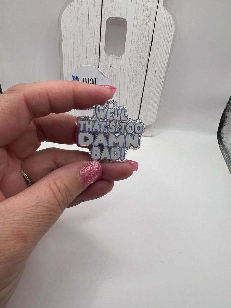 Im Tired of This Grandpa Badge Reel/well Thats Too Dang Bad/funny Badge ...