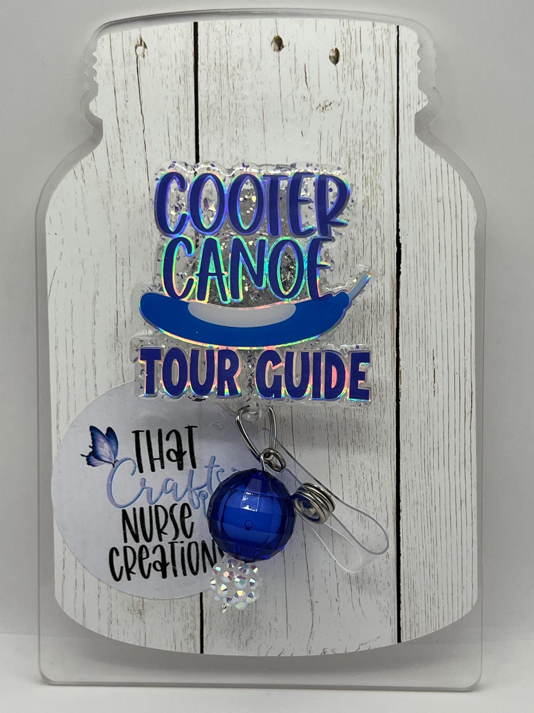 Cooter Canoe Tour Guide Badge Reel/purewick Badge Reel/nurse Assistant ...
