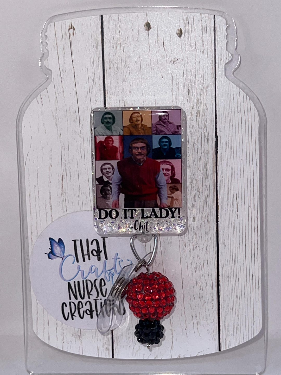 Do It Lady Badge Reel, Chit, Viral Tiktok, Funny/sarcastic, Glitter ...