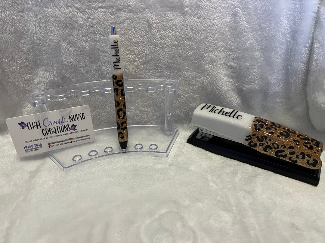 Glitter Stapler and Pen Set Gift for Her Mothers Day Gift Teacher ...