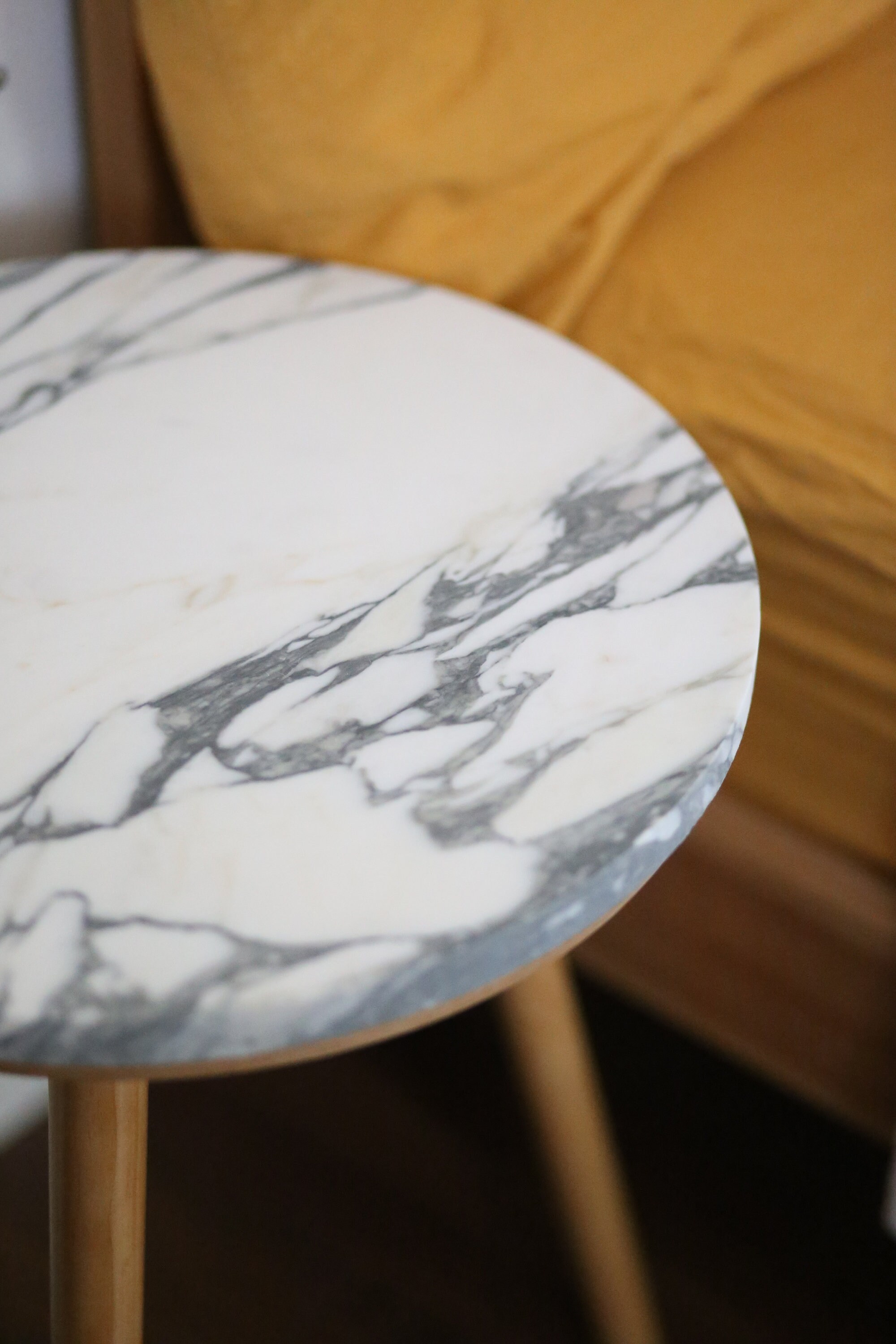Marble End Table - Etsy