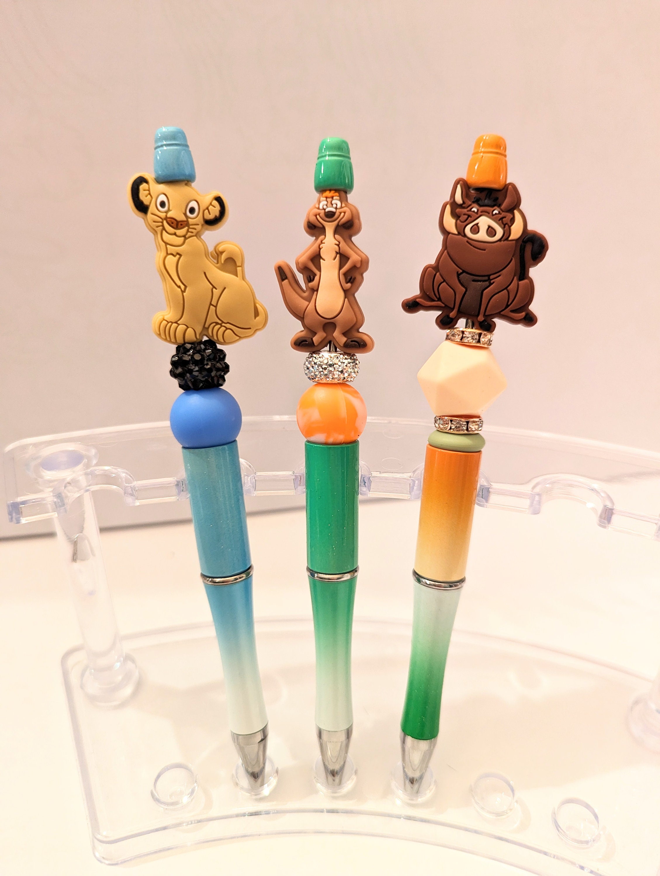 King of the Jungle Lion and Friends Pen Set - Etsy