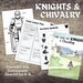 Medieval Knights & Chivalry Homeschool Curriculum Ages K-4 40 Pages of ...