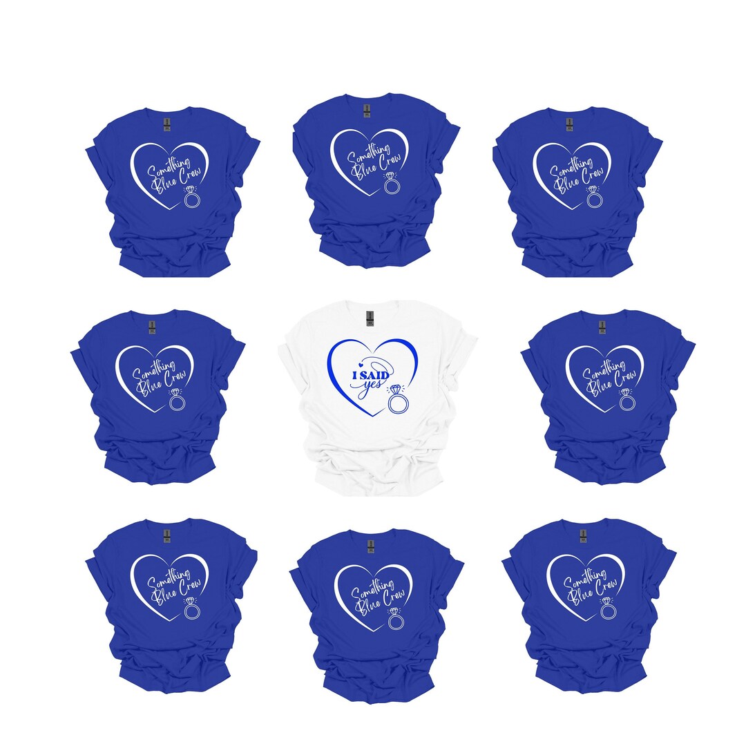 Something Blue Crew, Something Blue for Bride - Etsy