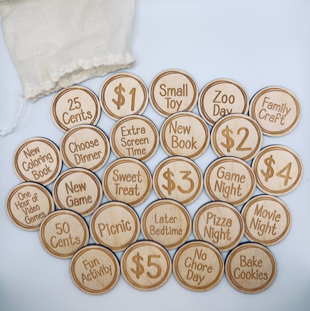 Bonding Tokens, Fun Activities, Reward Tokens - Etsy