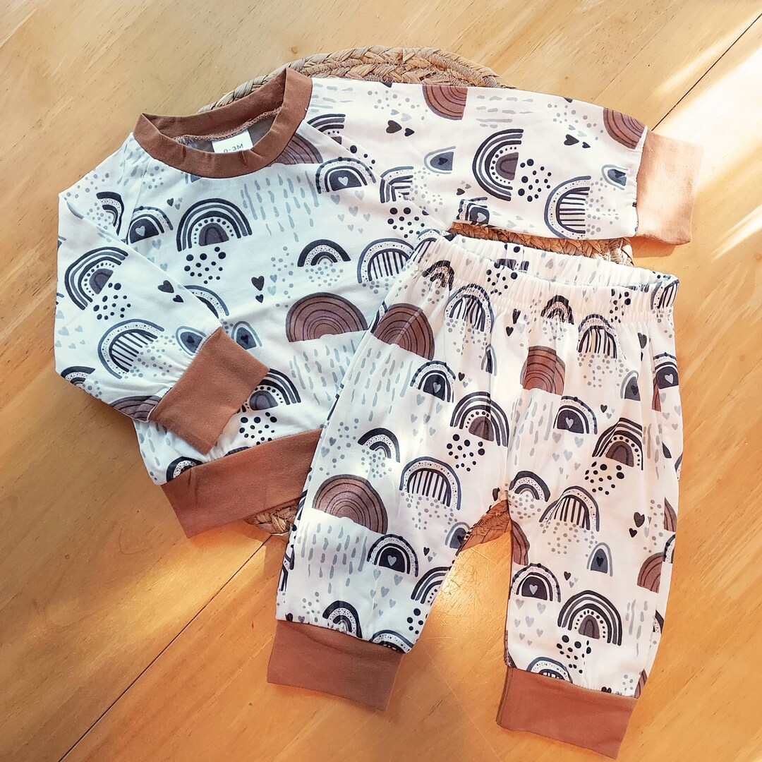Baby Boys Boho Rainbow 2-piece Set, Baby Boys Outfit, Cute Baby Boys ...
