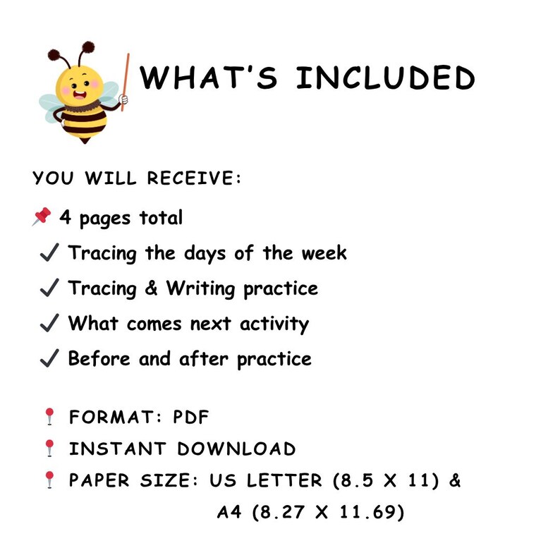 Days of the Week Worksheets | Tracing, Writing, Sequencing Activities ...