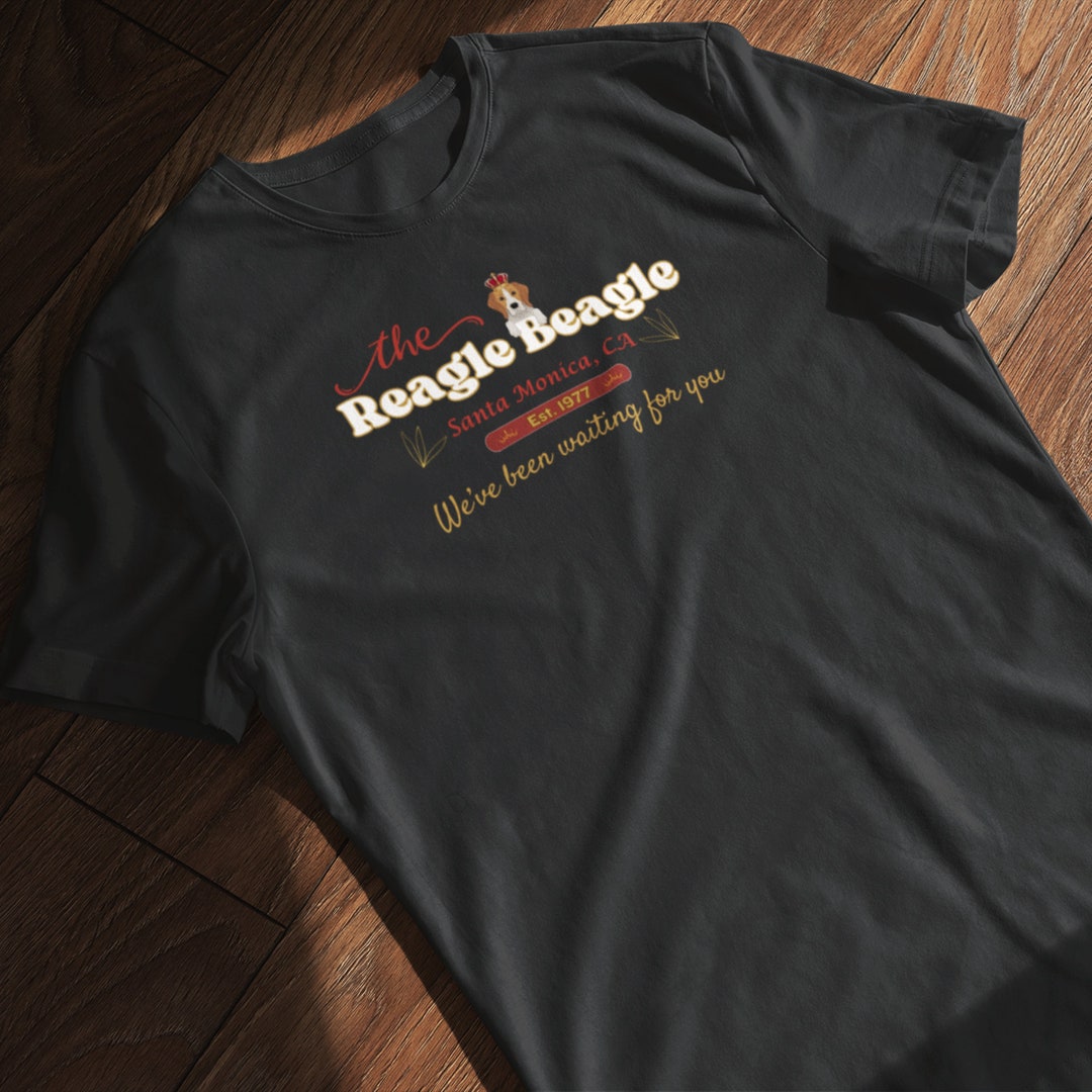 Reagle Beagle on a Black Tshirt - Etsy