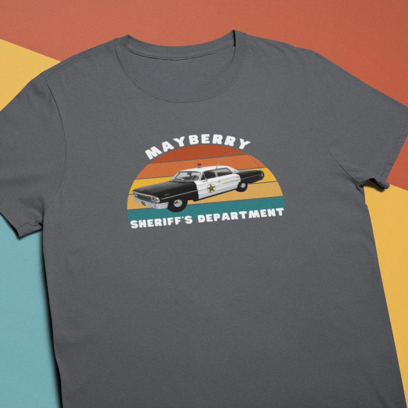 Mayberry Sheriff's Car, T-shirt - Etsy
