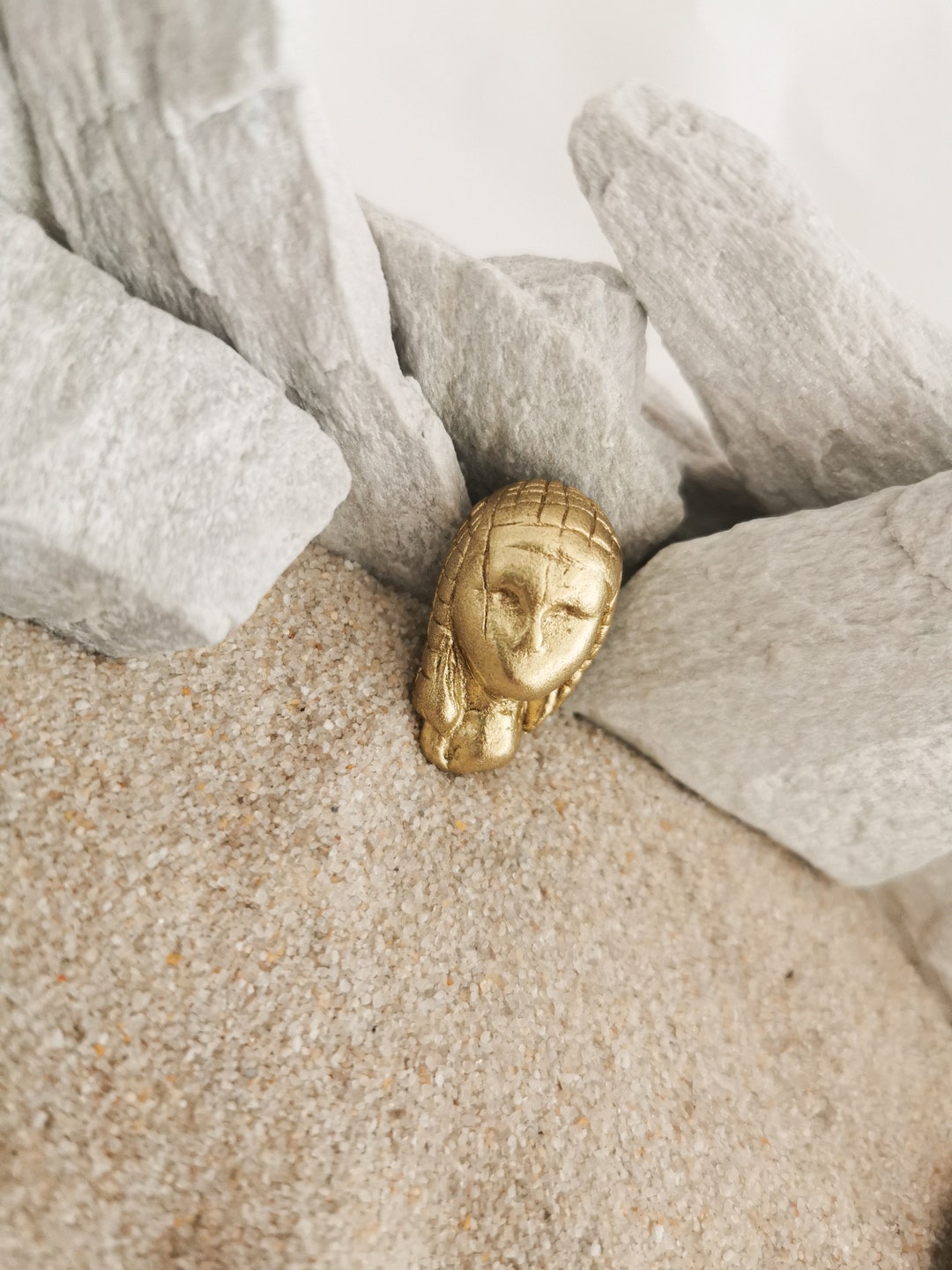 Paleolithic Brooch Venus of Brassempouy, Replica of the Artifact From ...