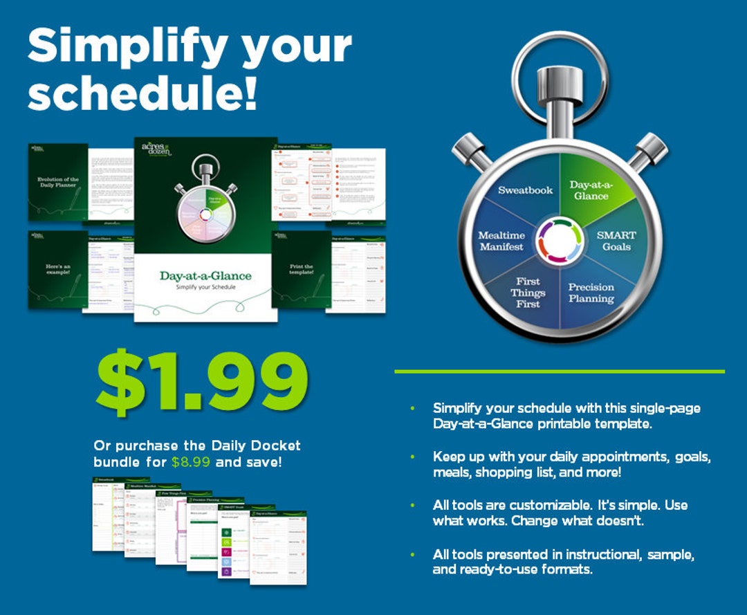 Day-at-a-glance: Your Daily Life Dashboard Streamline Your Day With ...