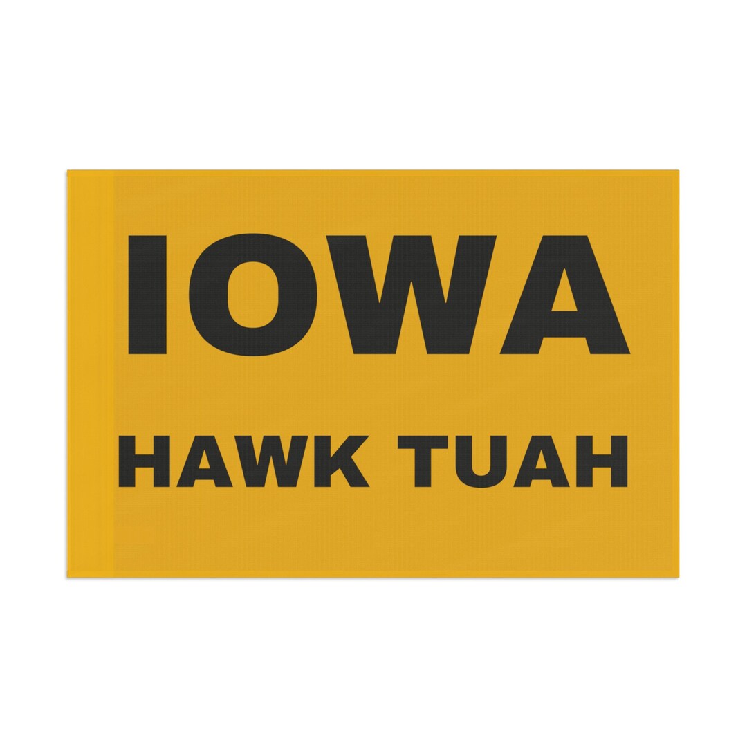 Iowa Hawk Tuah Can Flag, Iowa Hawk Tuah Flag, Spit on That Thing Girl ...