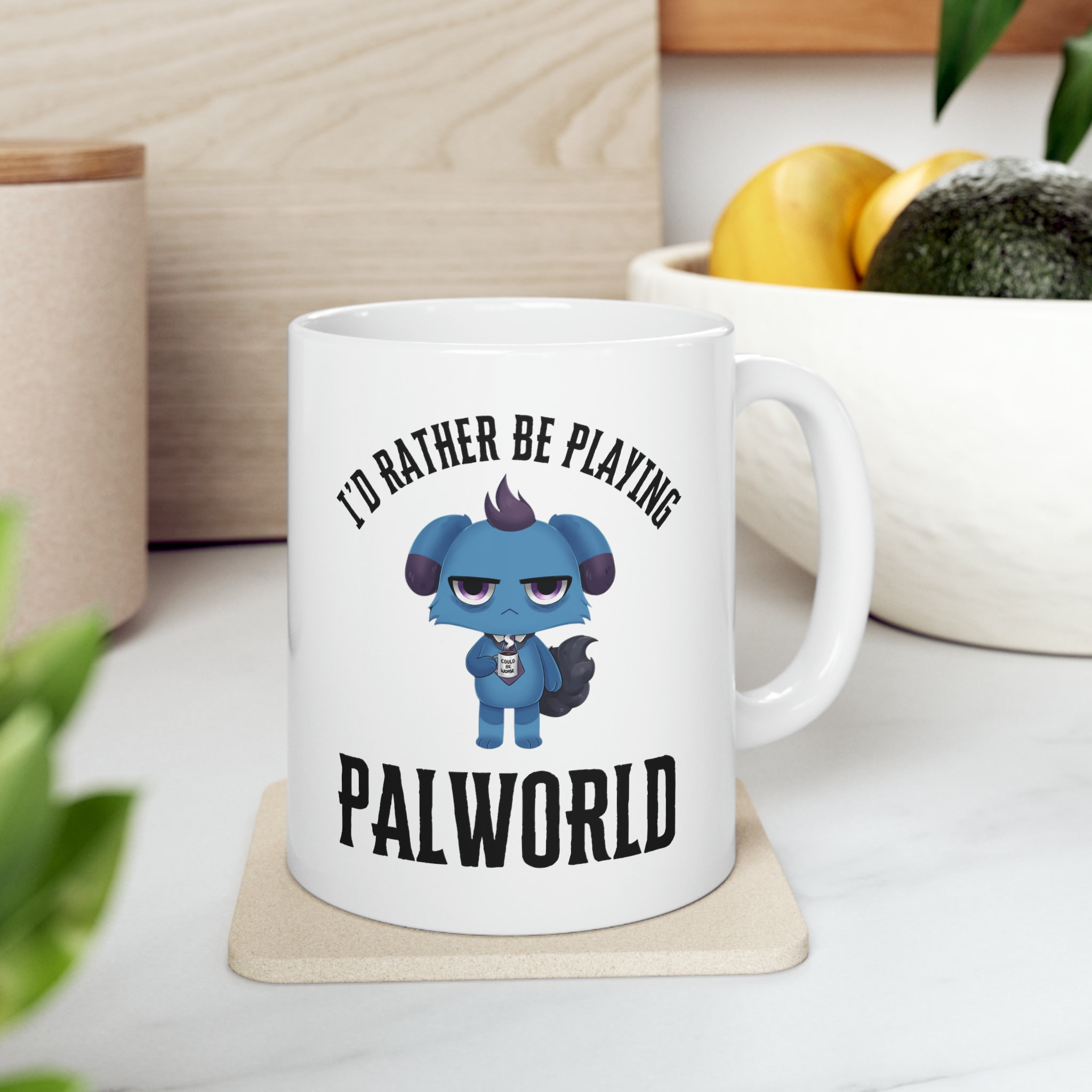 Palworld I'd Rather Be Playing Palworld Coffee Cup, Palworld Merch for ...