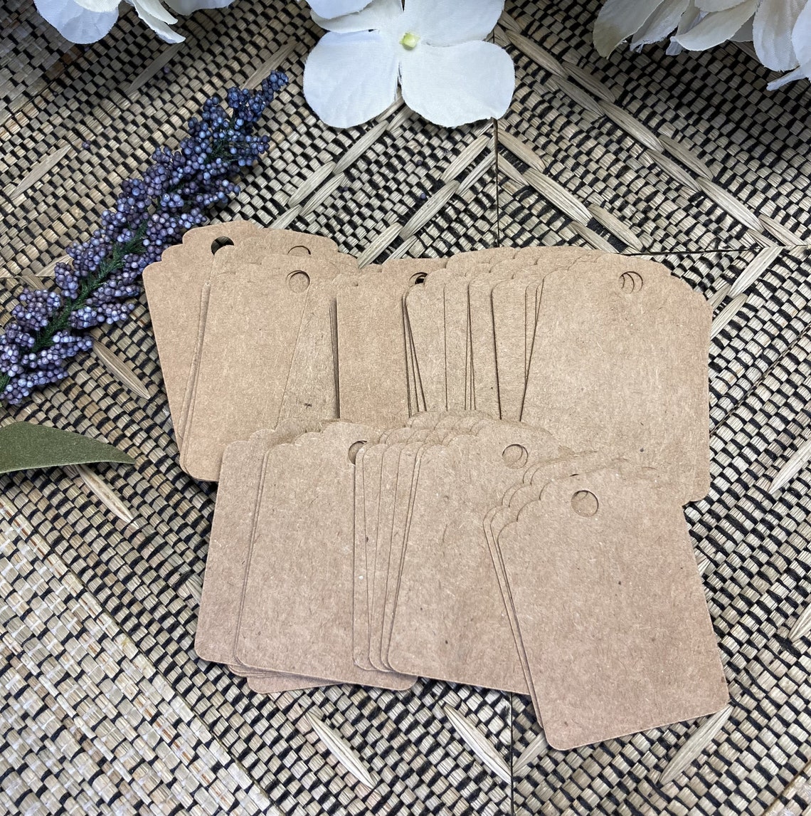 Kraft Tags, Kraft Cardstock Tags, Gift Tags, Vendor Tags, Small Tags ...