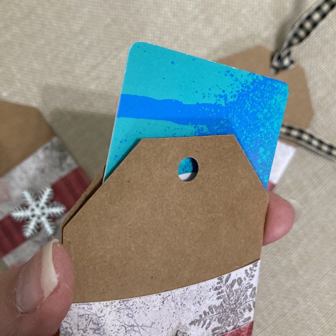 Christmas Gift Card Holder Holiday Gift Card Holder Gift - Etsy