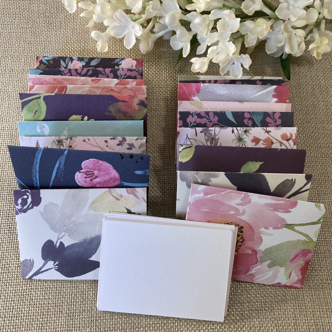 Assorted Envelopes, Small Envelopes With Card, Mini Envelopes, Small ...