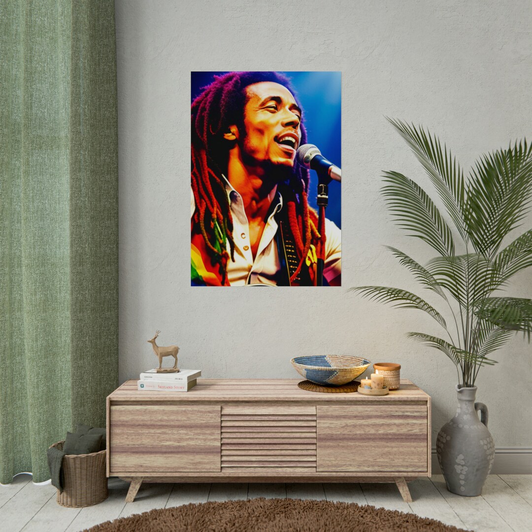 Bob Marley in Concert Poster - Etsy