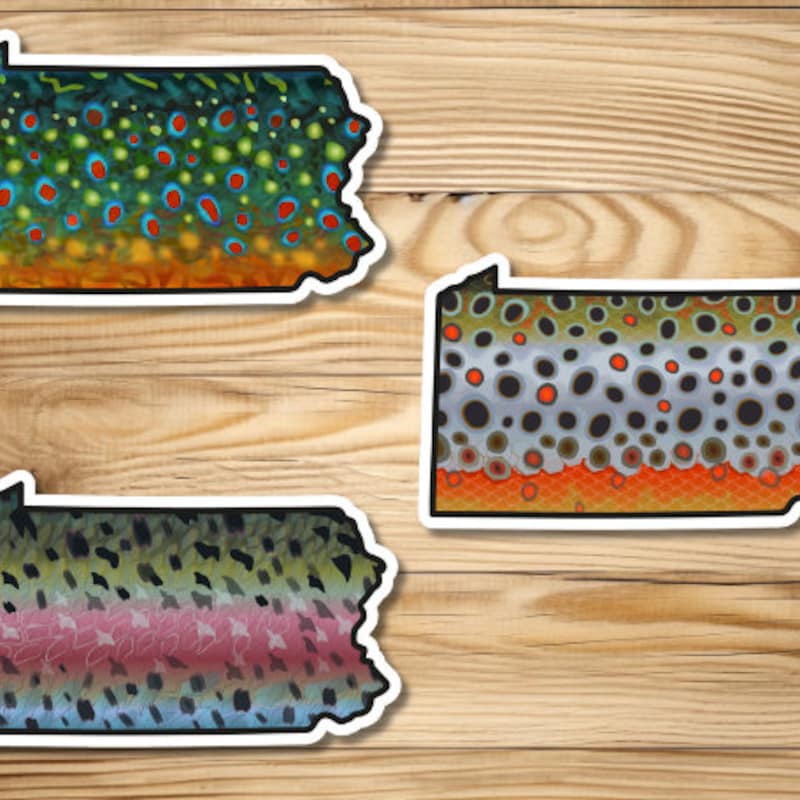 Fly Fishing Sticker - Etsy