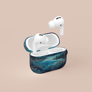 Watercolor Night Sky & River AirPod Pro Case | AirPod Case 1 2 | AirPod ...