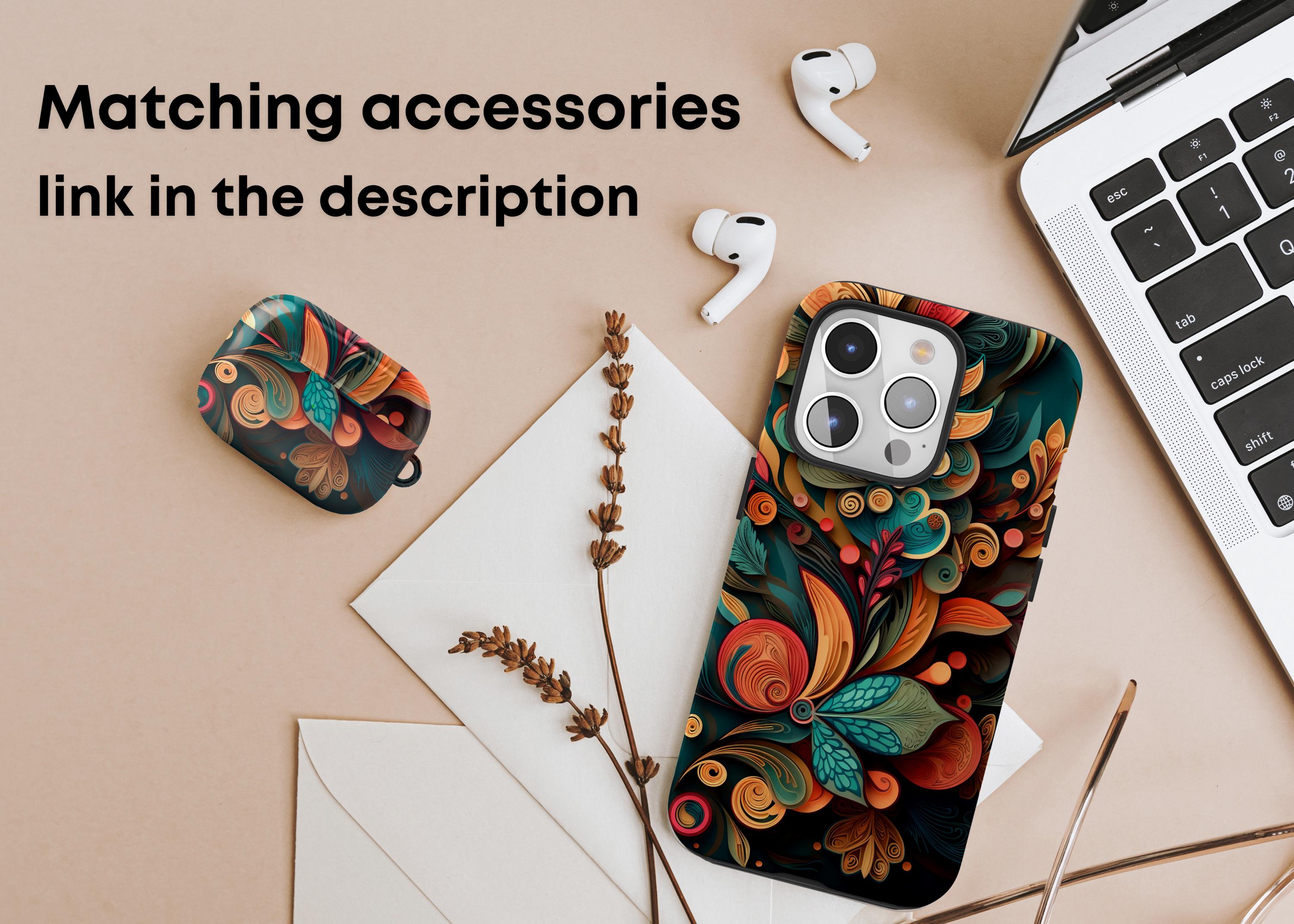 Cut Paper Art Swirl Leaves AirPod Pro Case | AirPod Case 1 2 | AirPod ...