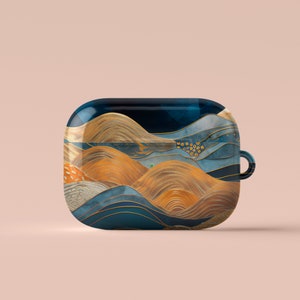 Blue Watercolor Mountains AirPod Pro Case | AirPod Case 1 2 | AirPod ...