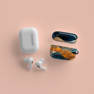 Blue Watercolor Mountains AirPod Pro Case | AirPod Case 1 2 | AirPod ...