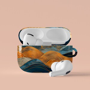 Blue Watercolor Mountains AirPod Pro Case | AirPod Case 1 2 | AirPod ...