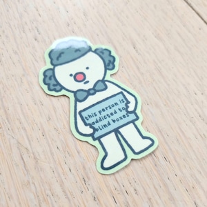 Clown Blind Box Addict Sticker Vinyl Waterproof Sticker for Bullet ...
