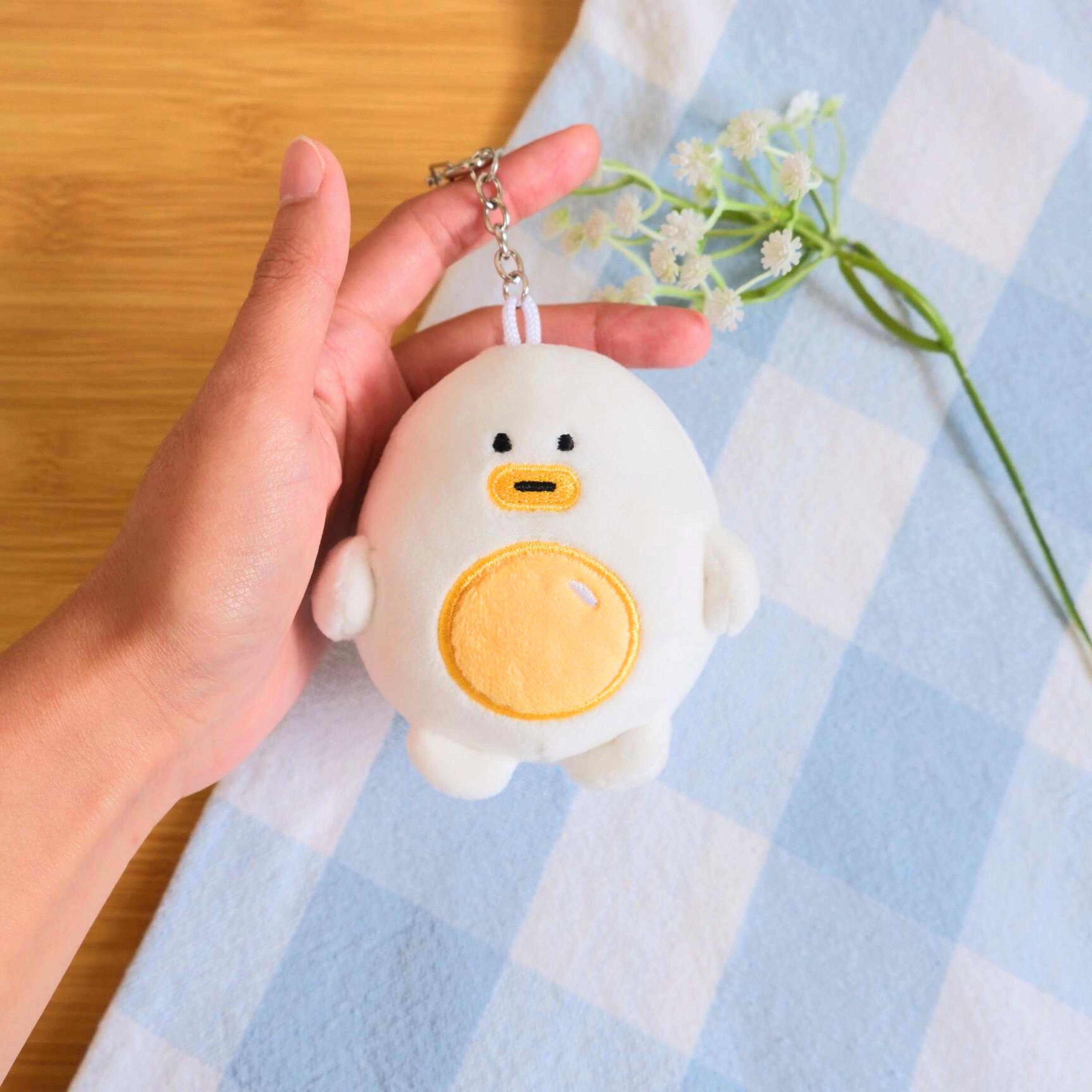 Eggwin Plush Keychain | Cute Plushie Keychain, Purse Accessories ...