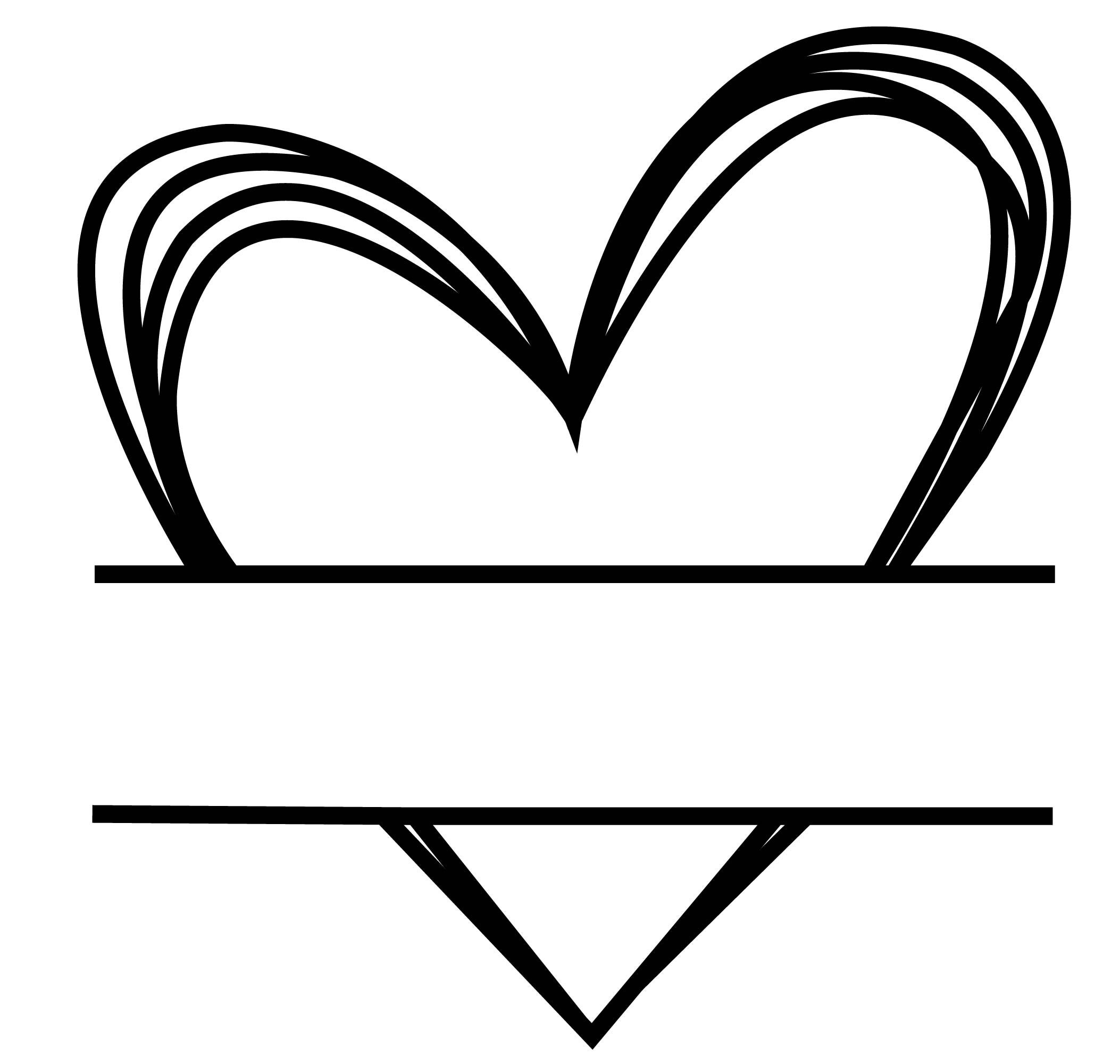 Personalised Heart Digital Download - Ai-eps-png-svg - Etsy